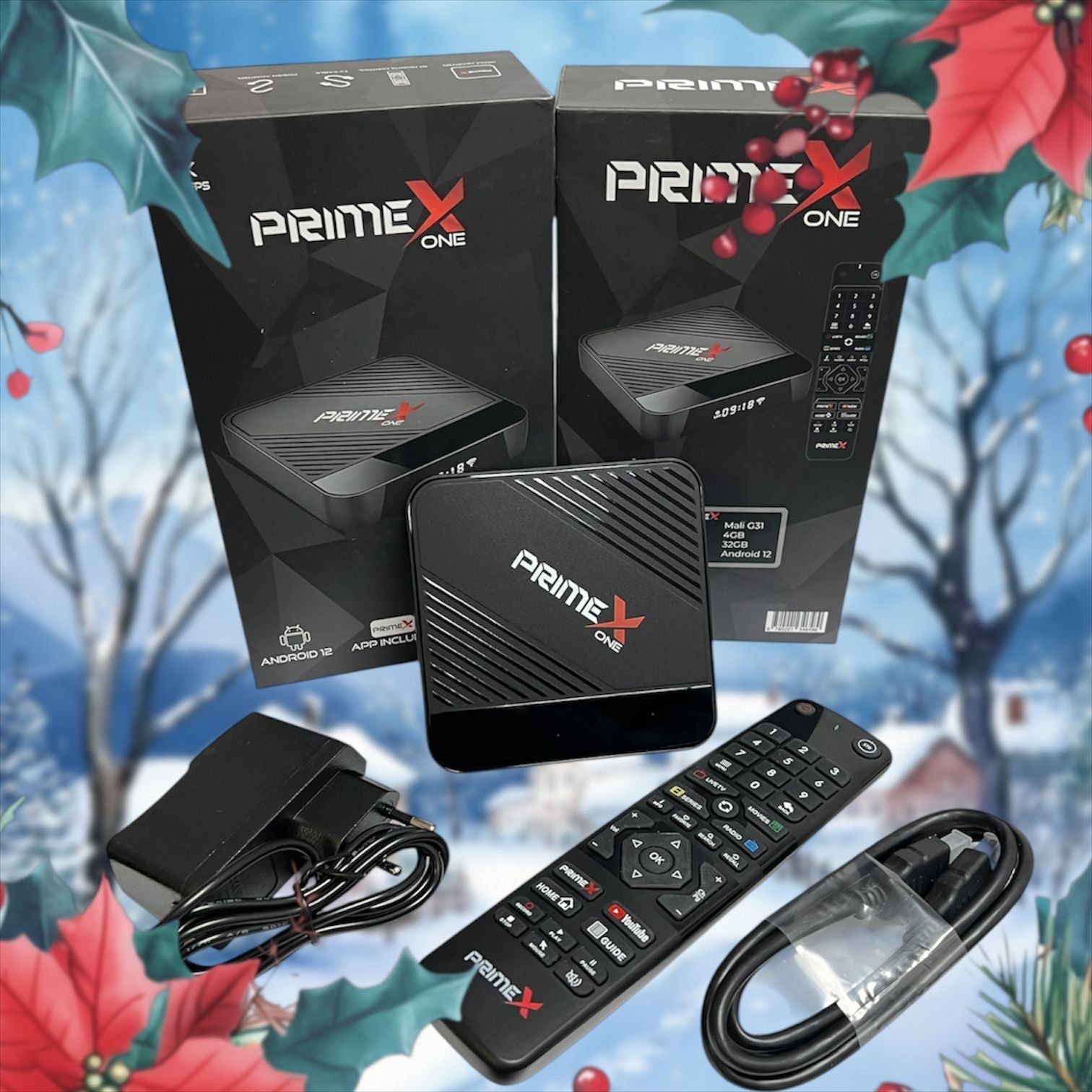 AKTION "PrimeX One 8K 30FPS, 4K 60FPS Android 12.0 Dual Wifi Streaming ...